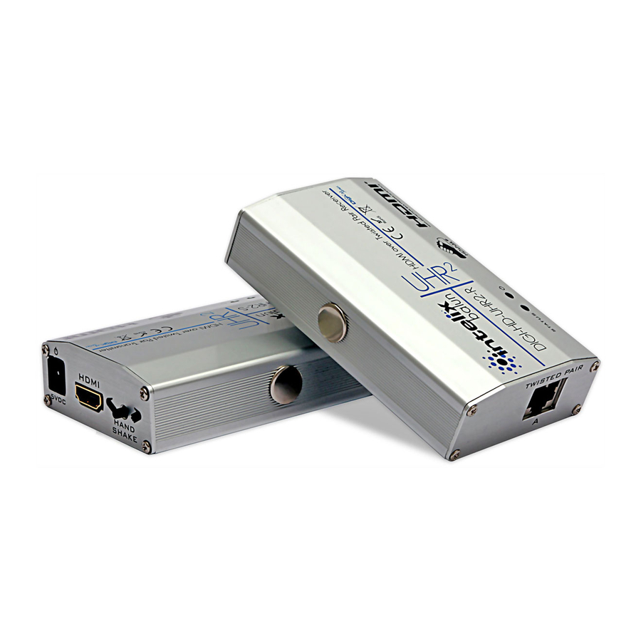 INTELIX DIGI-HD-UHR2 INSTALLATION MANUAL Pdf Download | ManualsLib