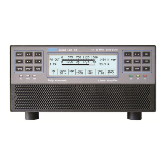 SPE EXPERT 1.3K-FA USER MANUAL Pdf Download | ManualsLib