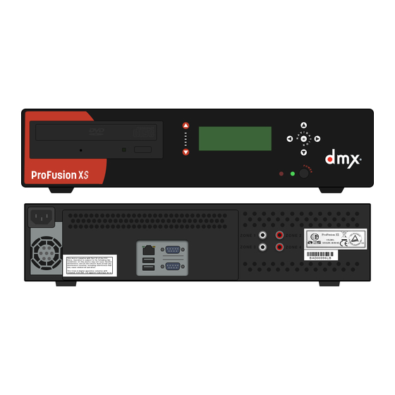 DMX PROFUSION XS USER MANUAL Pdf Download | ManualsLib