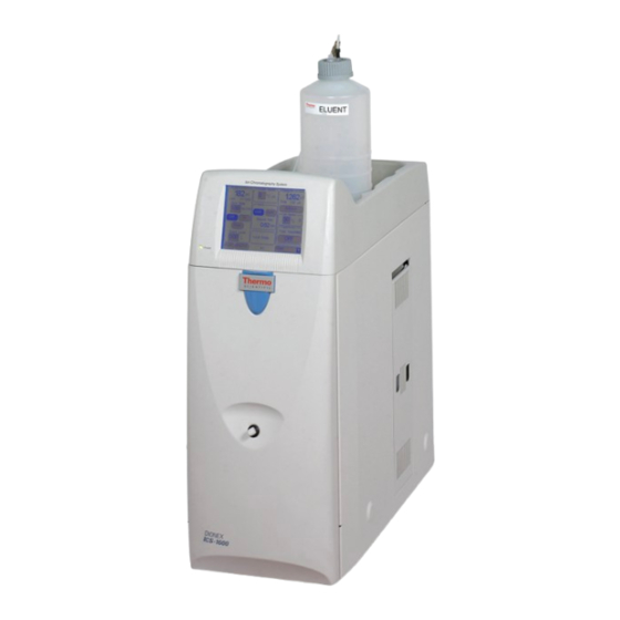 DIONEX ICS-1100 OPERATOR'S MANUAL Pdf Download | ManualsLib