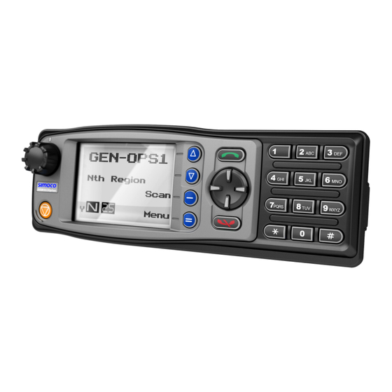 SIMOCO P25 SRM9030 RADIO OPERATING INSTRUCTIONS MANUAL | ManualsLib