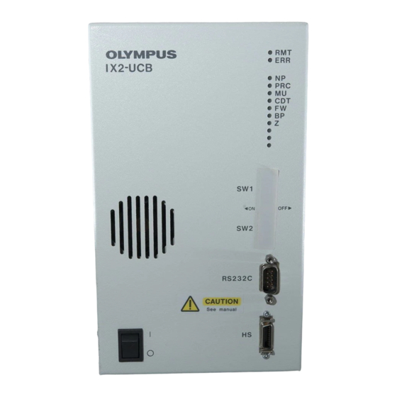OLYMPUS IX2-UCB INSTRUCTIONS MANUAL Pdf Download | ManualsLib