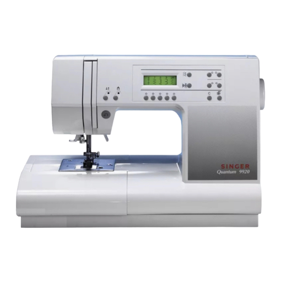 SINGER 9920 SERVICE MANUAL Pdf Download | ManualsLib