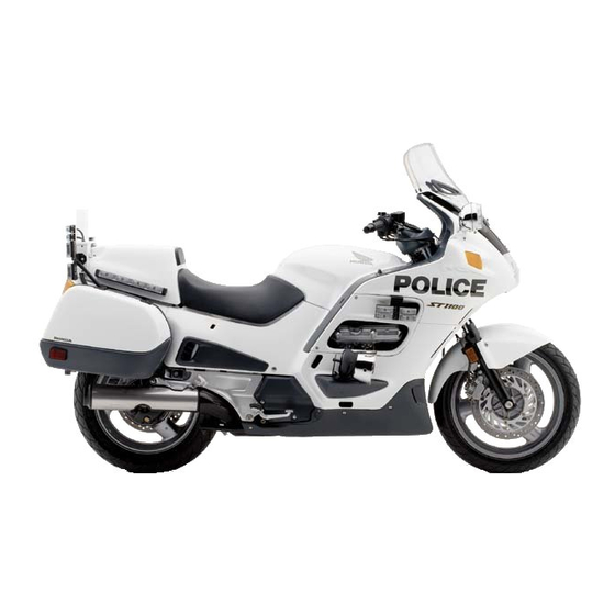 HONDA ST1100 POLICE OWNER'S MANUAL Pdf Download | ManualsLib