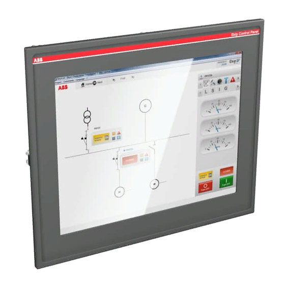 ABB CONTROLPANEL OPERATING INSTRUCTIONS MANUAL Pdf Download | ManualsLib