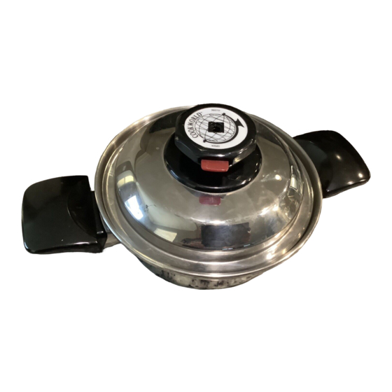 COOKWORLD WATERLESS AND NUTRITIONAL COOKWARE INSTRUCTION BOOK Pdf ...