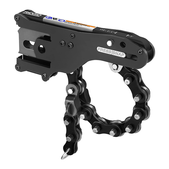 RIDGID PRESS SNAP MANUAL Pdf Download | ManualsLib