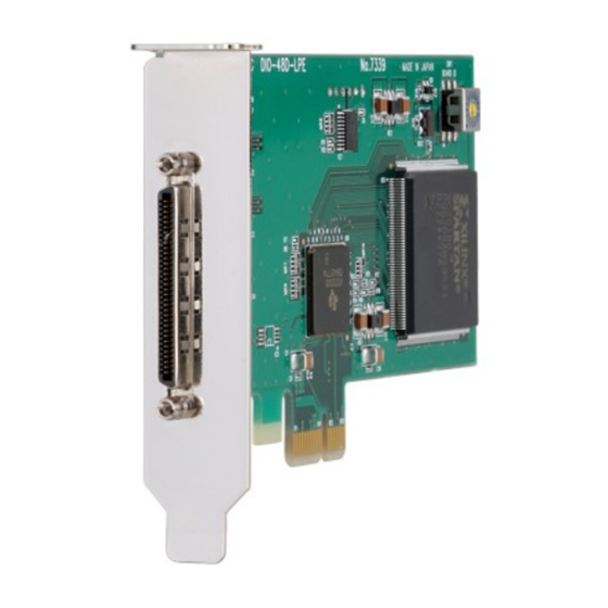 CONTEC DIO-48D-LPE USER MANUAL Pdf Download | ManualsLib