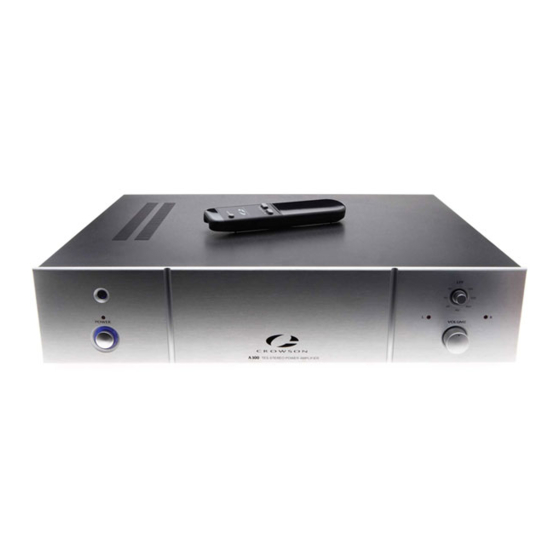 CROWSON A 300 OWNER'S MANUAL Pdf Download | ManualsLib