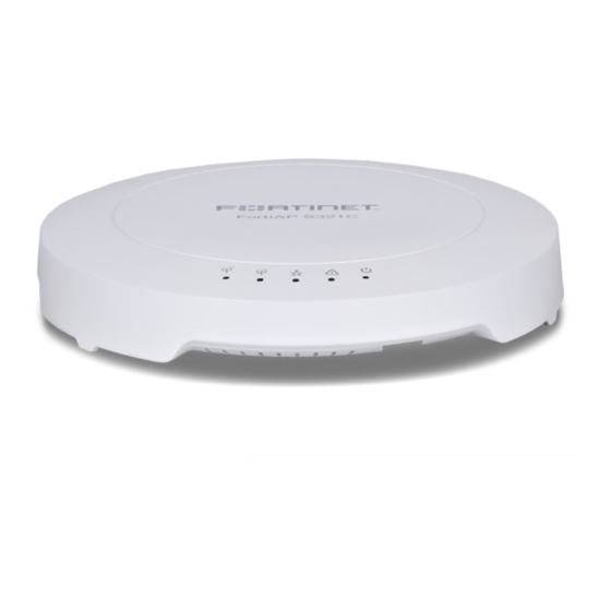 FORTINET FORTIAP-S SERIES DEPLOYMENT MANUAL Pdf Download | ManualsLib