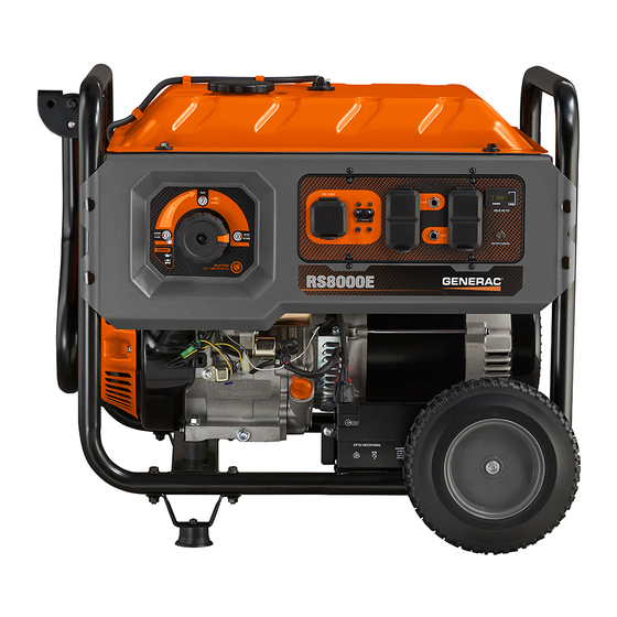 GENERAC POWER SYSTEMS POWERDIAL RS8000E OWNER'S MANUAL Pdf Download ...