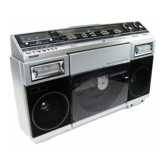 SHARP VZ-2000 SERVICE MANUAL Pdf Download | ManualsLib