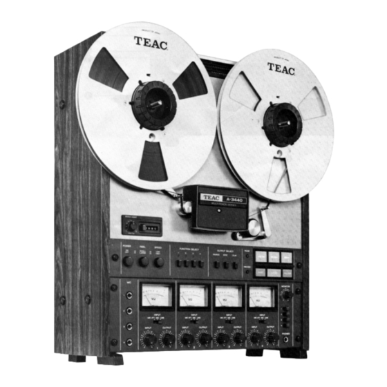 TEAC A-3440 OWNER'S MANUAL Pdf Download | ManualsLib