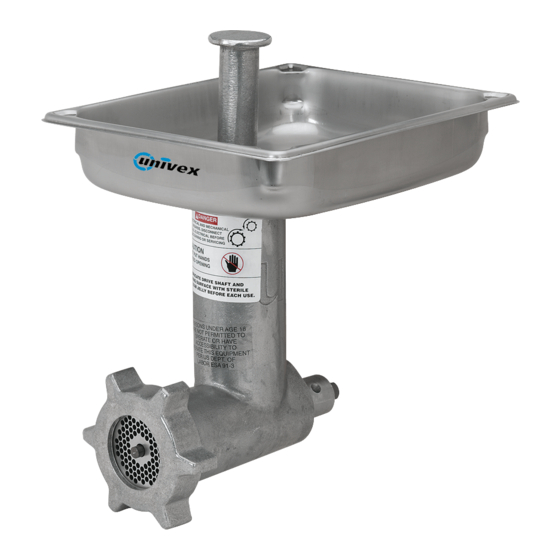 UNIVEX ALMFC12 OPERATOR'S MANUAL Pdf Download | ManualsLib