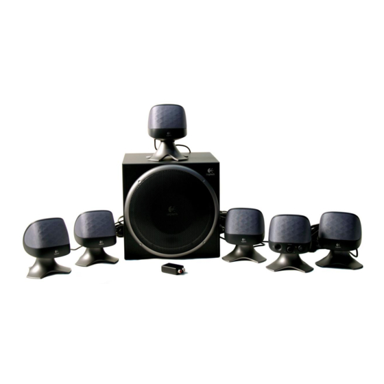 LOGITECH X-620 SETUP AND INSTALLATION MANUAL Pdf Download | ManualsLib