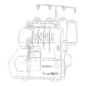 SIMPLICITY SERGE PRO SW432 INSTRUCTION MANUAL Pdf Download | ManualsLib