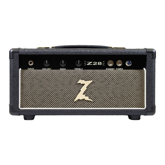 DR. Z AMPLIFICATION Z-28 USER MANUAL Pdf Download | ManualsLib
