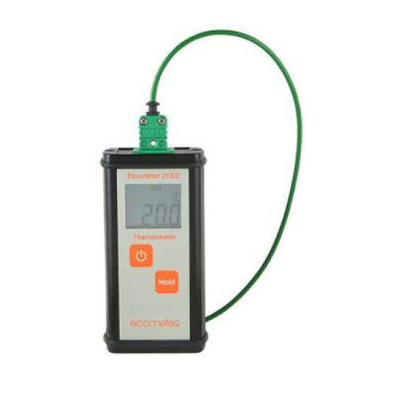 ELCOMETER 213/2 OPERATING INSTRUCTIONS MANUAL Pdf Download | ManualsLib