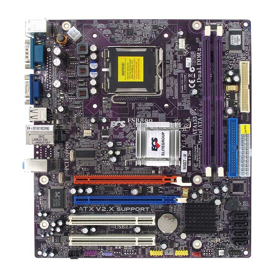 ECS 945GCT-M USER MANUAL Pdf Download | ManualsLib