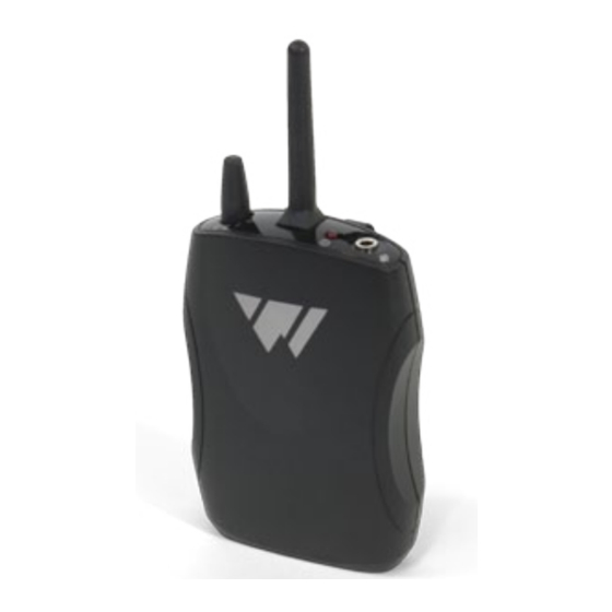 WILLIAMS SOUND HEARING HELPE T863 INSTRUCTIONS FOR USE AND CARE MANUAL ...