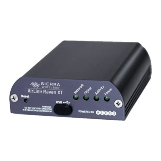 SIERRA WIRELESS RAVEN XT USER MANUAL Pdf Download | ManualsLib
