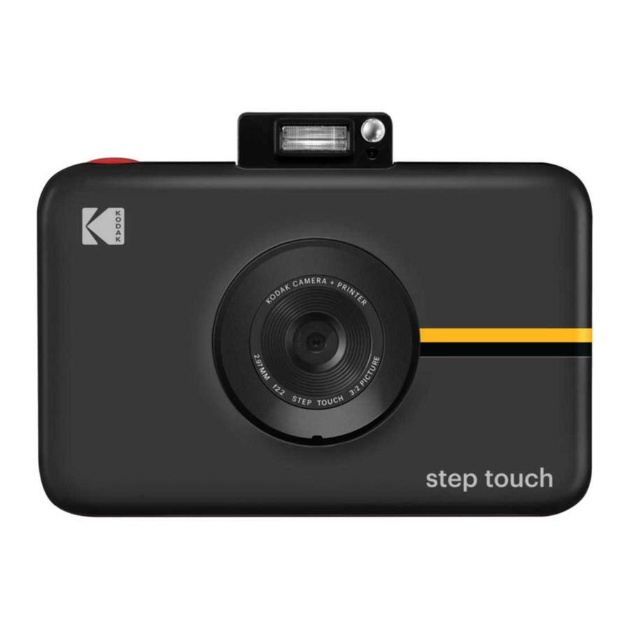 KODAK STEP Touch - Instant Print Digital Camera Manual | ManualsLib
