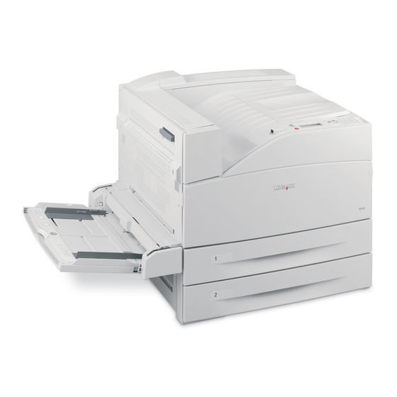 LEXMARK W840 USER MANUAL Pdf Download | ManualsLib