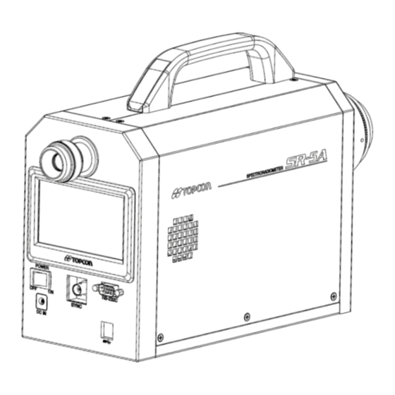 TOPCON SR-5 INSTRUCTION MANUAL Pdf Download | ManualsLib