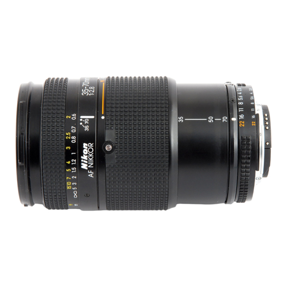 NIKON AF ZOOM-NIKKOR 35-70 F/2.8 MANUAL Pdf Download NIKON AF ZOOM-NIKKOR 35-70 F/2.8 MANUAL Pdf Download