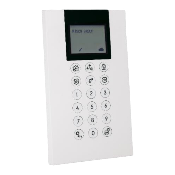 Risco WL Panda RW432KPP2 Security Keypad Operating Manual | ManualsLib