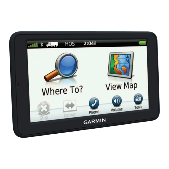 GARMIN DEZL 560 OWNER'S MANUAL Pdf Download | ManualsLib
