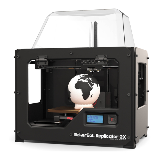 MAKERBOT REPLICATOR 2X USER MANUAL Pdf Download | ManualsLib