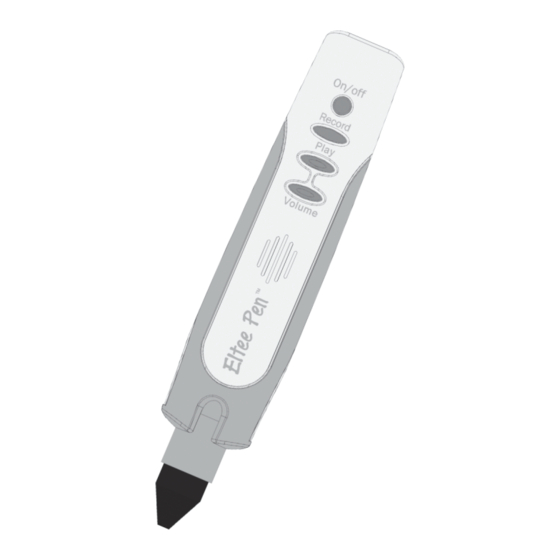 LEARNING TIME ELTEE PEN USER MANUAL Pdf Download | ManualsLib