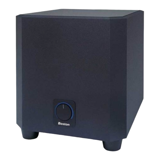 BOSTON PV500 USER MANUAL Pdf Download | ManualsLib