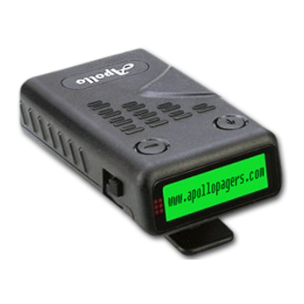 APOLLO A01/XL2000 OPERATION MANUAL Pdf Download | ManualsLib