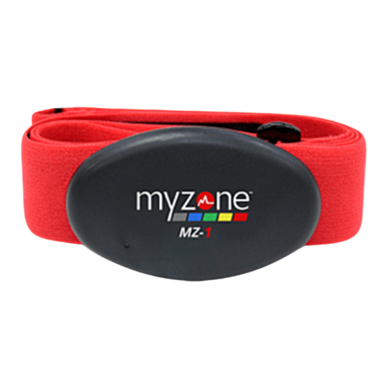 MYZONE MZ-1 USER MANUAL Pdf Download | ManualsLib