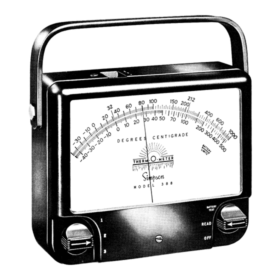 SIMPSON 388 OPERATOR'S MANUAL Pdf Download | ManualsLib