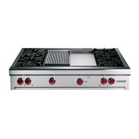 Wolf RT486C Gas Rangetop Manuals