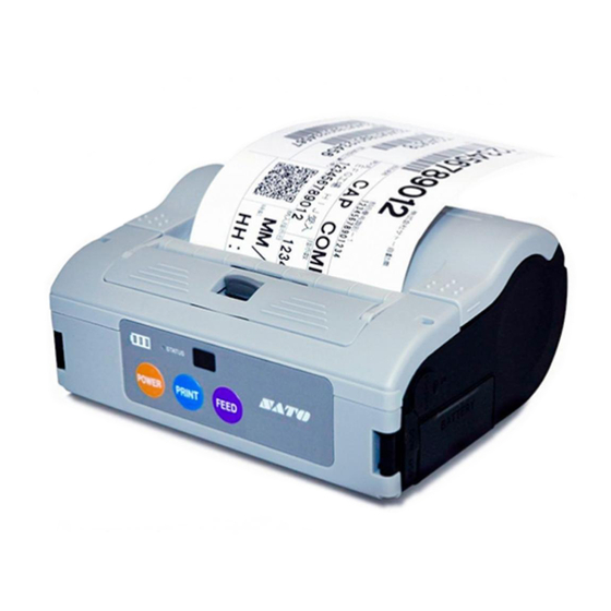 SATO MB400I OPERATOR'S MANUAL Pdf Download | ManualsLib