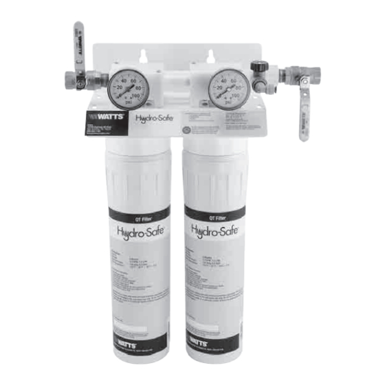 WATTS HYDRO-SAFE QTBRWMAX-1S-1M INSTALLATION, OPERATION AND MAINTENANCE ...