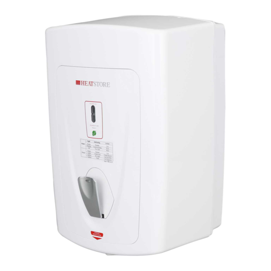 HEATSTORE ULTIMA PROFILE ECO 2.5 INSTALLATION AND USER INSTRUCTION ...