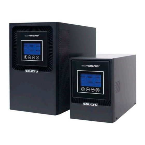 SALICRU SLC TWIN PRO SERIES USER MANUAL Pdf Download | ManualsLib
