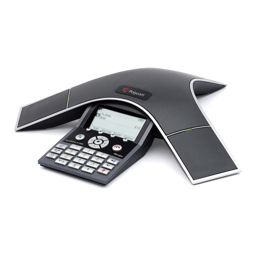 POLYCOM SOUNDPOINT 7000 USER MANUAL Pdf Download | ManualsLib