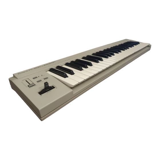 ROLAND PC-200 MK II OWNER'S MANUAL Pdf Download | ManualsLib
