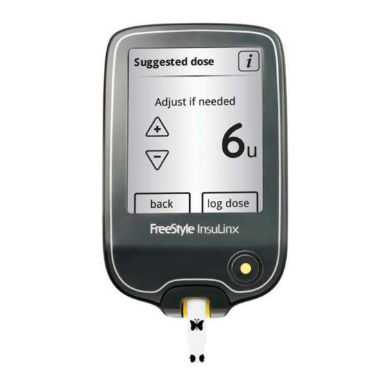 ABBOTT FREESTYLE INSULINX OWNER'S BOOKLET Pdf Download | ManualsLib