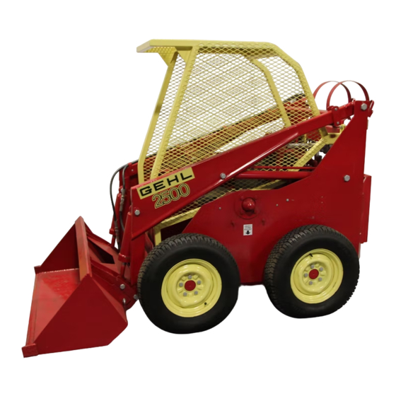 GEHL HL 2500 OWNER'S MANUAL Pdf Download | ManualsLib