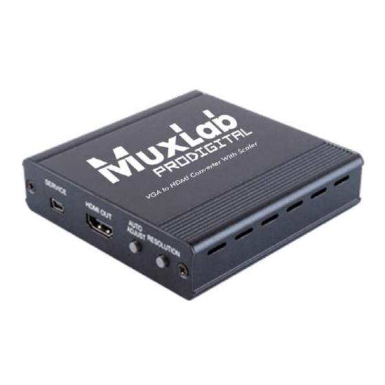 MUXLAB 500149 INSTALLATION MANUAL Pdf Download | ManualsLib