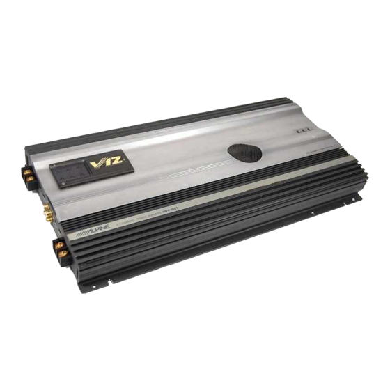 ALPINE MRV-1507 SERVICE MANUAL Pdf Download | ManualsLib