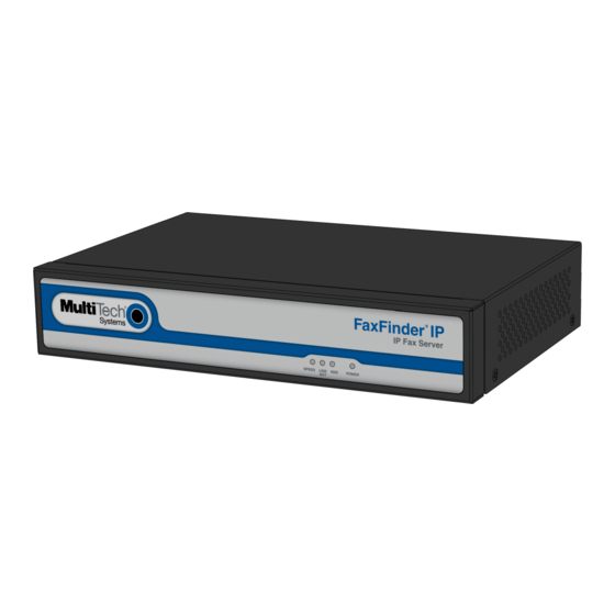 MULTITECH FAXFINDER FF240-IP ADMINISTRATOR'S MANUAL Pdf Download ...