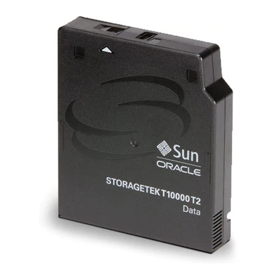 ORACLE STORAGETEK T10000 OPERATOR'S MANUAL Pdf Download | ManualsLib